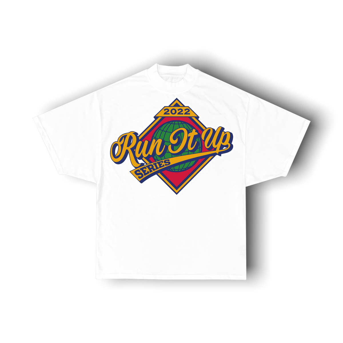 White Run It Up Series T Shirt – Run It Up Clothing